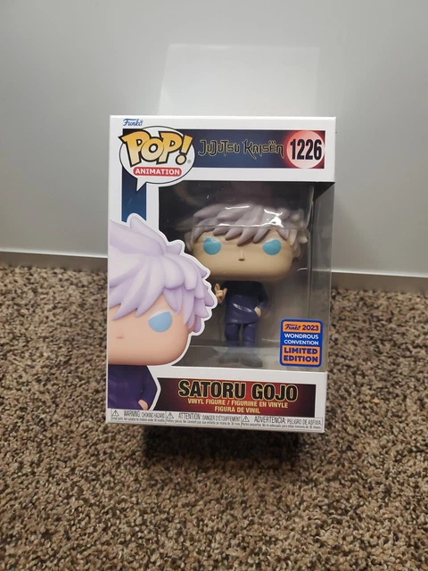 Funko Pop Satoru Gojo Jujutsu Kaisen 2023 Wondercon Exclusive Vinyl Figure 1226 £1525