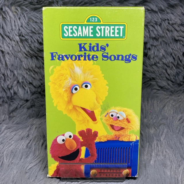 SESAME STREET: KIDS’ Favorite Songs VHS Tape 1999 Elmo’s Top Ten ...