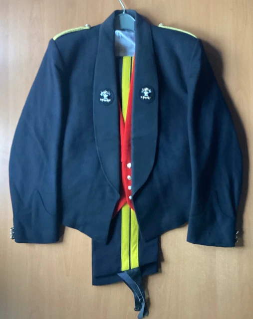 ORIGINAL BRITISH ARMY 9/12Th Lancers Officer’s Mess Dress Uniform £20. ...