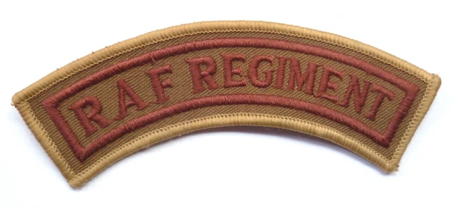 ROYAL AIR FORCE RAF Regiment Cloth Insignia British Army EB454 £4.00 ...