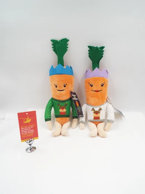 ALDI KEVIN THE Carrot 2020 & Katie Christmas Soft Plush Toys JL1 £6.50 ...