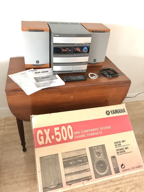 COMPLETE YAMAHA GX-500 STEREO SYSTEM 3CD Cassette AM/FM NX-GX500 ...