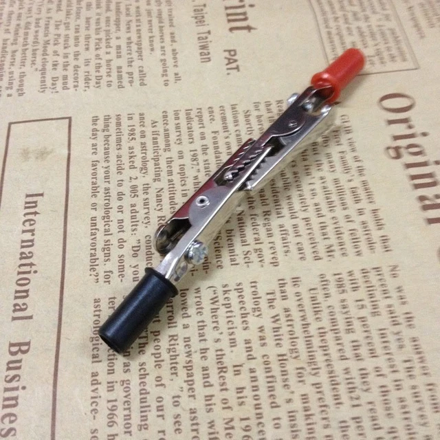 ASSORTIMENT DE 10 clips crocodile isol s pour test ou soudage EUR 17,18 ...