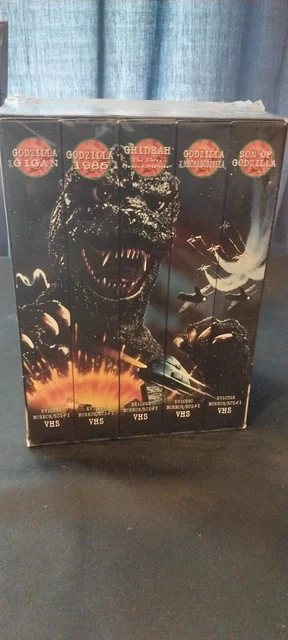 THE GODZILLA 5-PACK RARE (VHS, 1997, 5-Tape Set) FACTORY SEALED NEVER ...