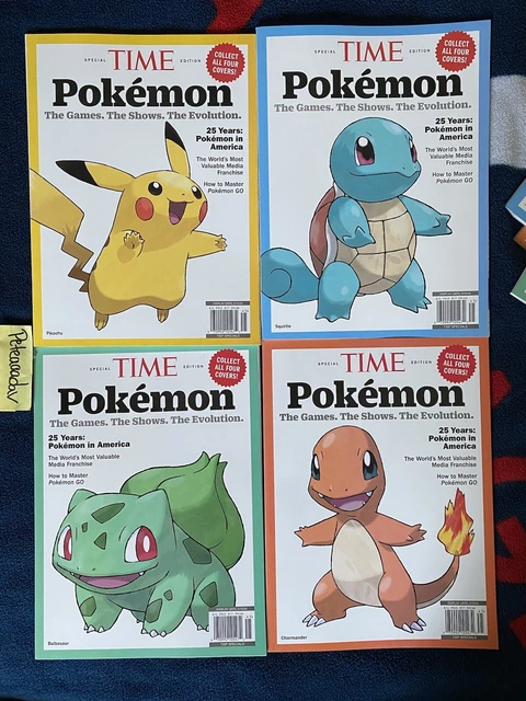 POKÉMON TIME MAGAZINE Special Edition 2024 25 Years in America Complete ...