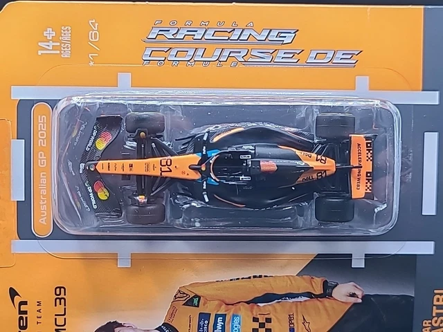 2025 F1 OSCAR Piastri AUS GP Edition McLaren Racing MCL39 Diecast Car ...