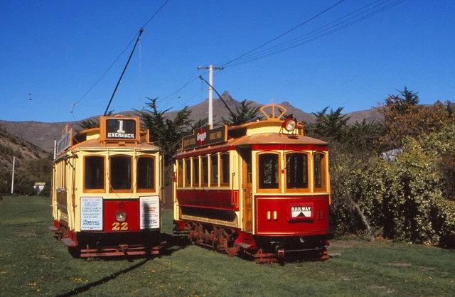 ALTES DIA STRASSENBAHN Ferrymead Museum Neuseeland Tram agü-Q3-67 EUR 1 ...