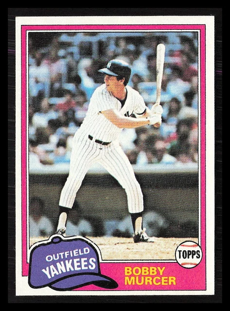 BOBBY MURCER 1981 Topps #602 Yankees de New York EUR 1,36 - PicClick FR