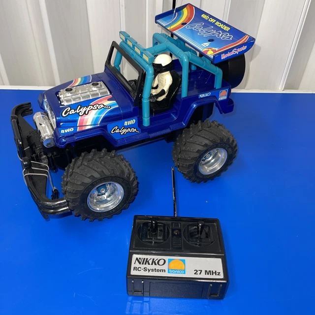 RC AUTO NIKKO Calypso Jeep 4WD - funktionstüchtig, außer Winde EUR 7,90 ...