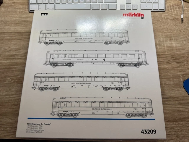 MÄRKLIN H0 43209 Fast Train Car Set Loreley In Original Packaging ...