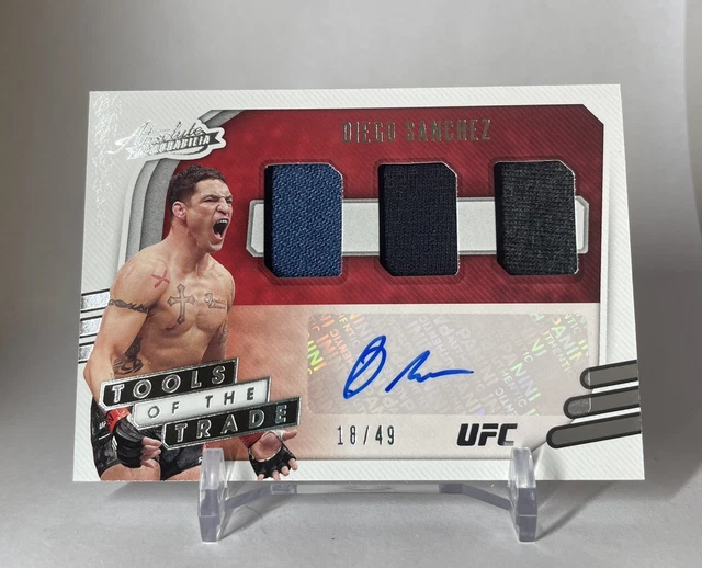 2021 UFC PANINI Absolu Tools Of The Trade Diego Sanchez Patch ...