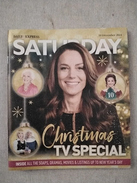 DAILY EXPRESS SATURDAY Magazine 14 dec 2024 Princess Of Wales Christmas ...