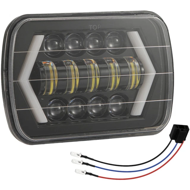 PHARE DE CONDUITE Voiture Route Lumière Principale Menée Travail Pour ...