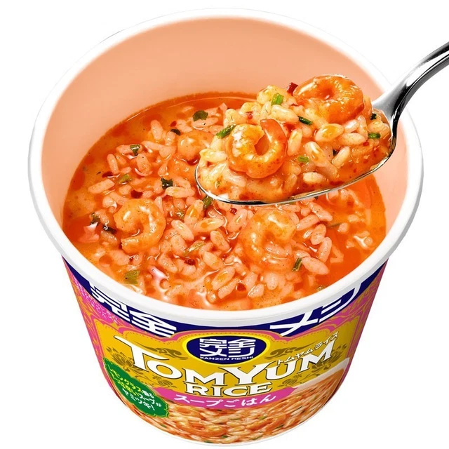NISSIN JAPAN &KANZEN Meshi" Complete Meal Tom Yum Rice 109 G (72 G) X 6 ...