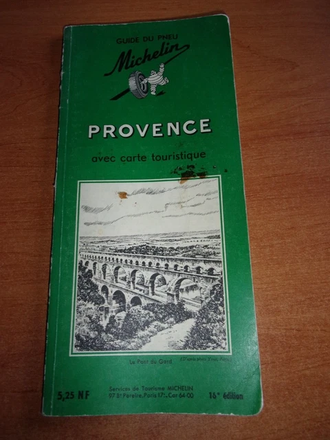 GUIDE DU PNEU MICHELIN - PROVENCE - 1961 - 16è édition EUR 2,50 ...