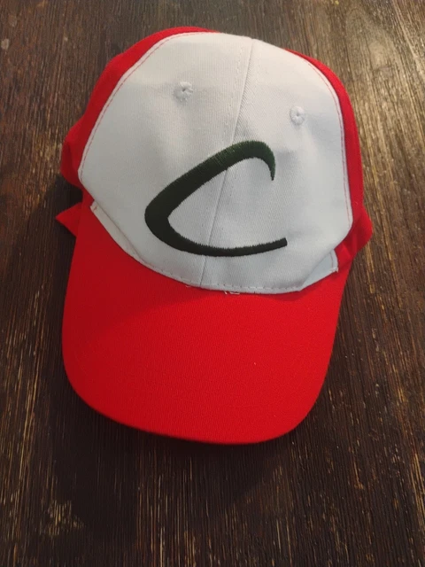 ASH KETCHUM HAT Pokemon Trainer Cosplay Costume Go Halloween Cap ...