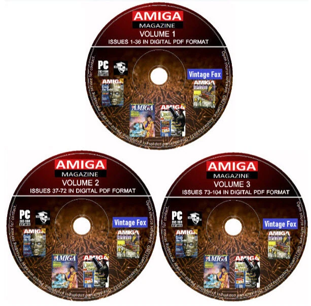 AMIGA MAGAZINE COLLECTION PDF Complet 104 numéros A1200/A500/600/CD32 ...