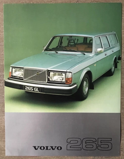 1977 VOLVO 265 GL original Australian sales leaflet/brochure $14.95 ...