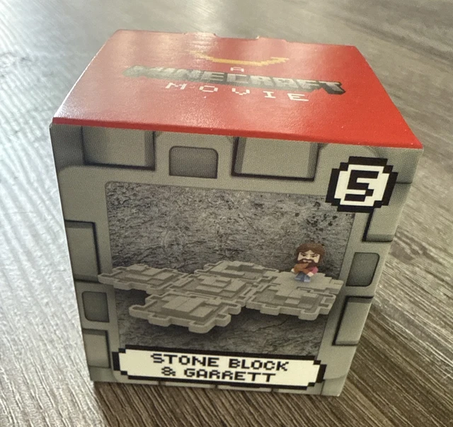 2025 MCDONALD’S A Minecraft Movie Happy Meal Toy #5 Stone Block ...