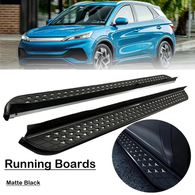 FITS FOR BYD Atto3 2022-2026 Running Boards Side Steps Pedal Nerf Bars ...