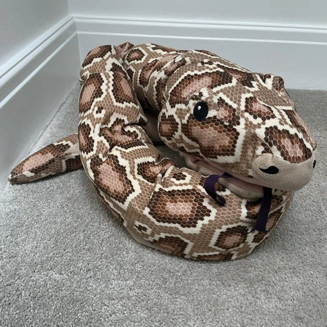 IKEA DJUNGELSKOG PYTHON Snake Hand Puppet Soft Toy Plush (160cm) / 60 ...