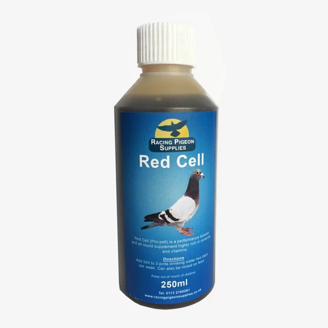 RED CELL - Racing Pigeons Supplement Tonic £22.00 - PicClick UK