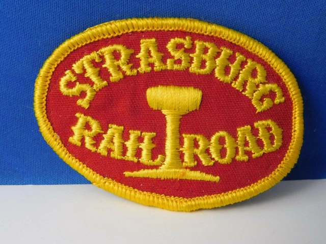 STRASBURG RAILROAD VINTAGE Patch Hat Badge Railway Train Collector $7. ...