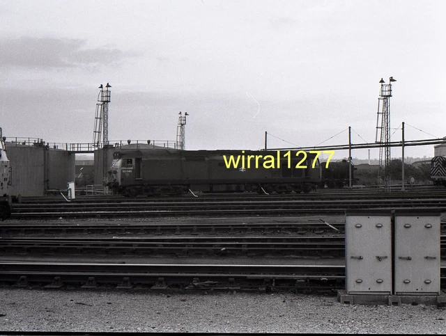 ORIGINAL RAILWAY PHOTOGRAPHIC negative Class 50 50040 at Bristol Bath ...