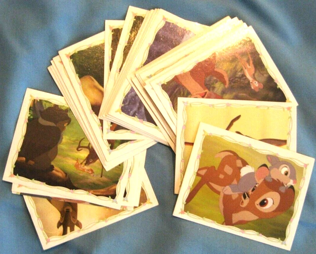 ANCIEN LOT 42 Images Autocollants Stickers Panini DISNEY BAMBI 2 ...