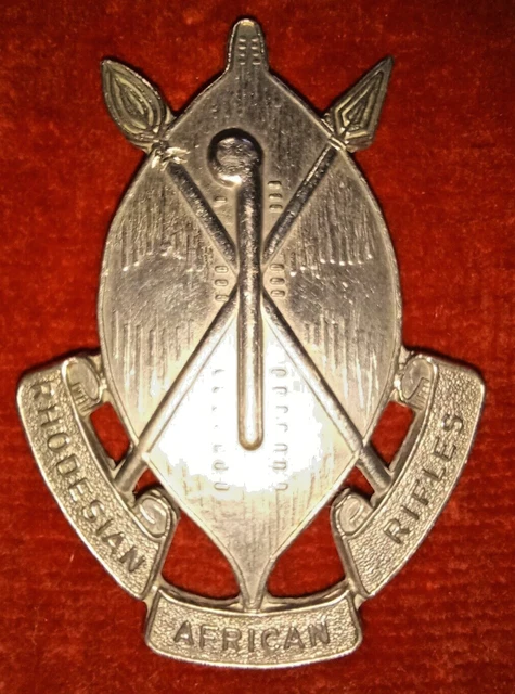 RHODESIAN AFRICAN RIFLES Cap Badge - Colonial Africa Cap Badge $80.00 ...