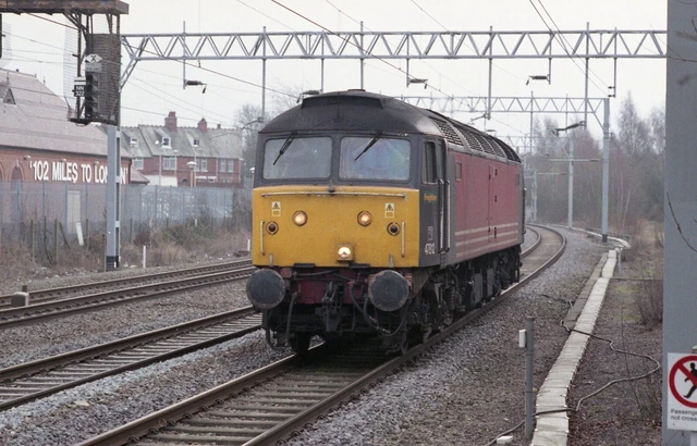 COLOUR NEGATIVE, CLASS 47, 47812, Freightliner, Virgin, Atherstone, 5 ...