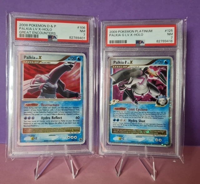 POKEMON PSA 7 X2 Palkia Lv X Holo 2008 2009 106 125 Neuf Neuf D&P Platine EUR 52,58 - PicClick FR