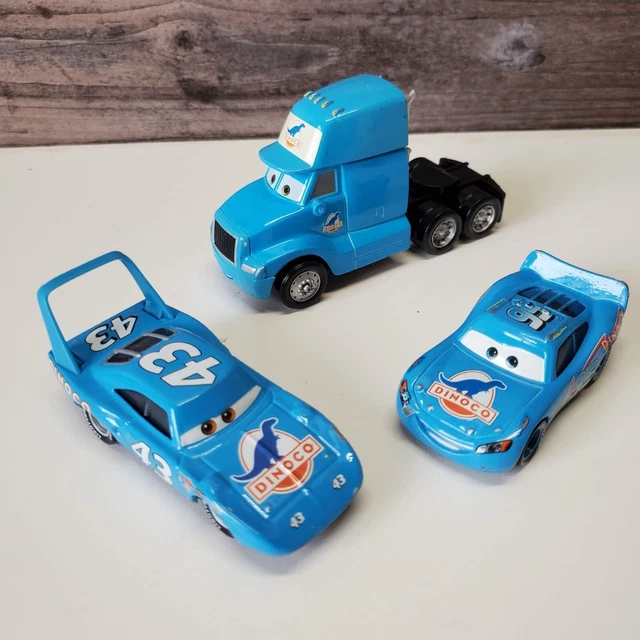 DISNEY PIXAR CARS Movie Lightning McQueen The King Dinoco Trailer Die ...