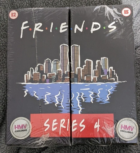 FRIENDS TV SHOW Box Set VHS Tapes Full Series 4 (Series Rank 2nd Best ...