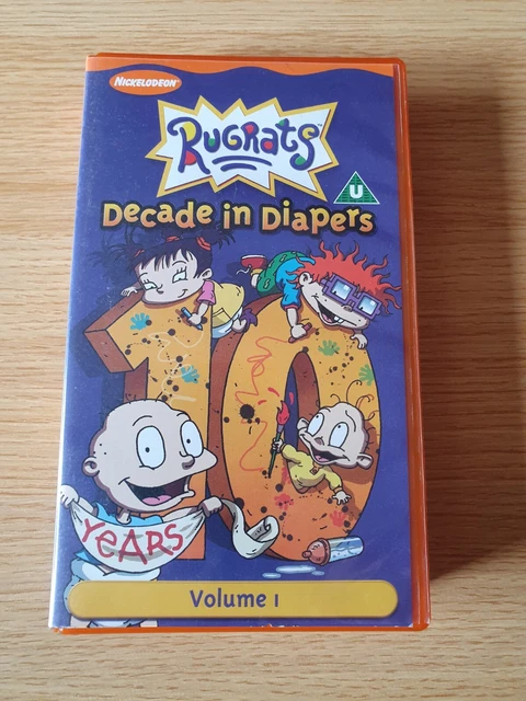 RUGRATS DECADE IN DIAPERS VOL. 1 VHSTape 2001 NICKELODEON Collectable ...