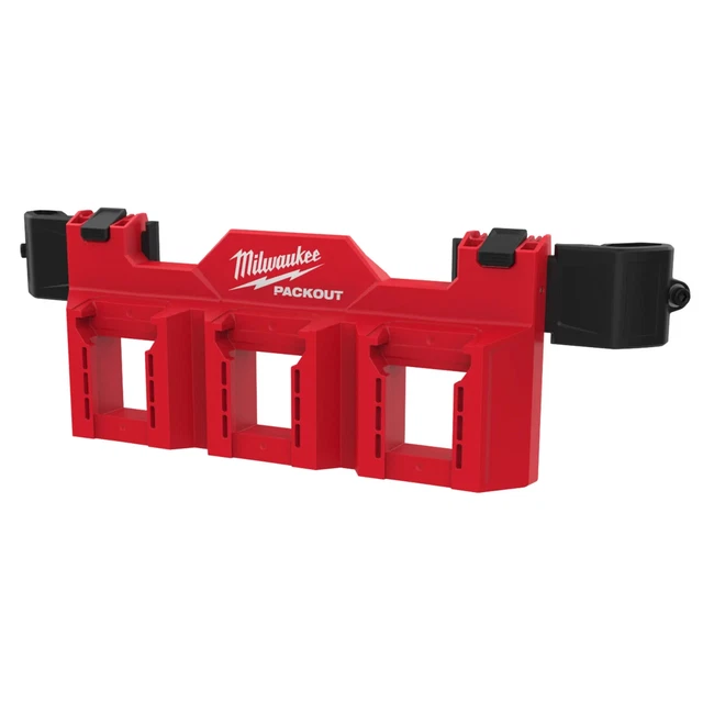 MILWAUKEE 48-22-8603 PACKOUT Tool Box M18 Battery Rack Attachment $34. ...