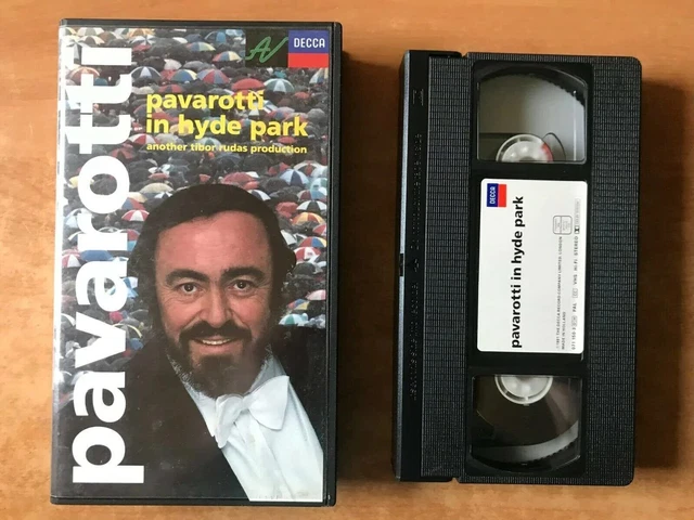 PAVAROTTI: IN HYDE Park [VHS] [VHS Tape] £4.99 - PicClick UK