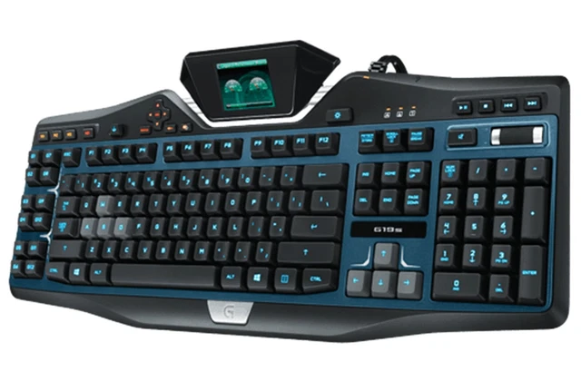 LOGITECH G19S GAMING Keyboard Lcd Display DE Qwertz Gaming Multimeda ...