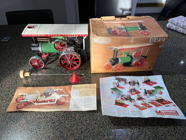 MAMOD STEAM TRACTOR TE1a Vintage Model Boxed with Accessories 1970’s £ ...