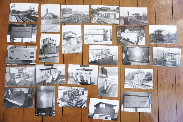 SIGNALLING SIGNAL BOX Railway Photo Photograph x25 Southern Region Ref ...