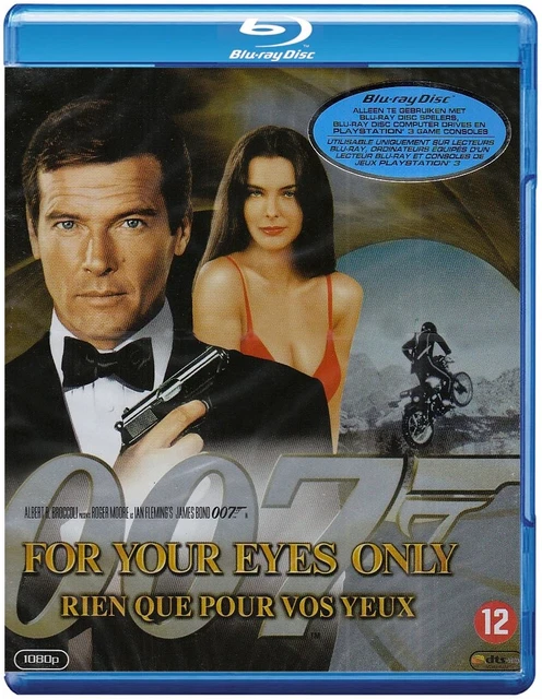 FOR YOUR EYES only (Blu-ray) Roger Moore Carole Bouquet Topol Lynn ...