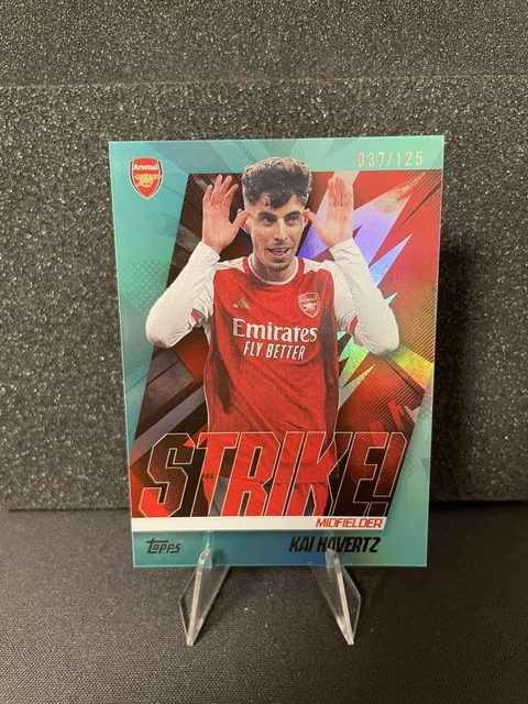 SET SQUADRA UFFICIALE Topps Arsenal FC 2023/24 Kai Havertz/125 sciopero ...