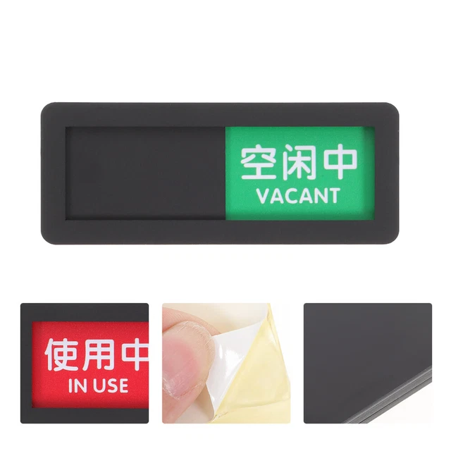 SLIDING DOOR OCCUPANCY Indicator for Conference Room- £6.75 - PicClick UK