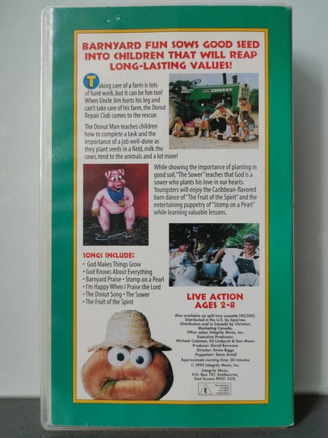 THE DONUT MAN'S Barnyard fun (PAL VHS VIdeo) £1.99 - PicClick UK