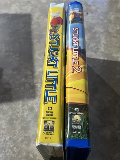 STUART LITTLE & Stuart Little 2 VHS Lot 2000 2002 Clamshell Case Movie ...