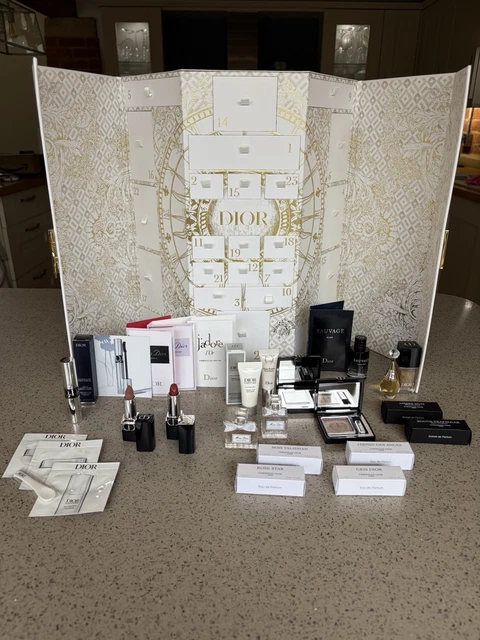 DIOR ADVENT CALENDAR Box 2024 With Perfumes, Face Creams Lipsticks And ...