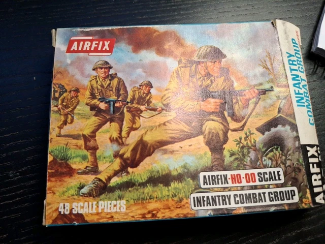 AIRFIX HO/OO Scale British Infantry Combat Group 43 Pieces £5.00 ...