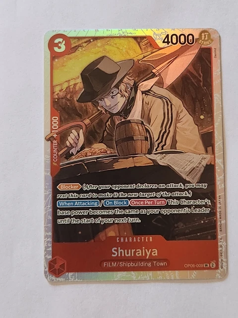 SHURAIYA OP06-009 SR One Piece TCG Wings of Captain English NM/M £0.77 - PicClick UK