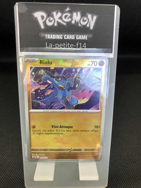 CARTE POKÉMON RIOLU MasterBall 050/131 EV8.5 évolutions Prismatiques FR ...