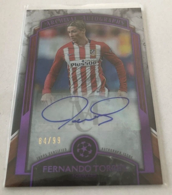 2022-23 TOPPS MUSEUM ARCHIVAL AUTOGRAPH Fernando Torres 84 /99 Auto EUR ...
